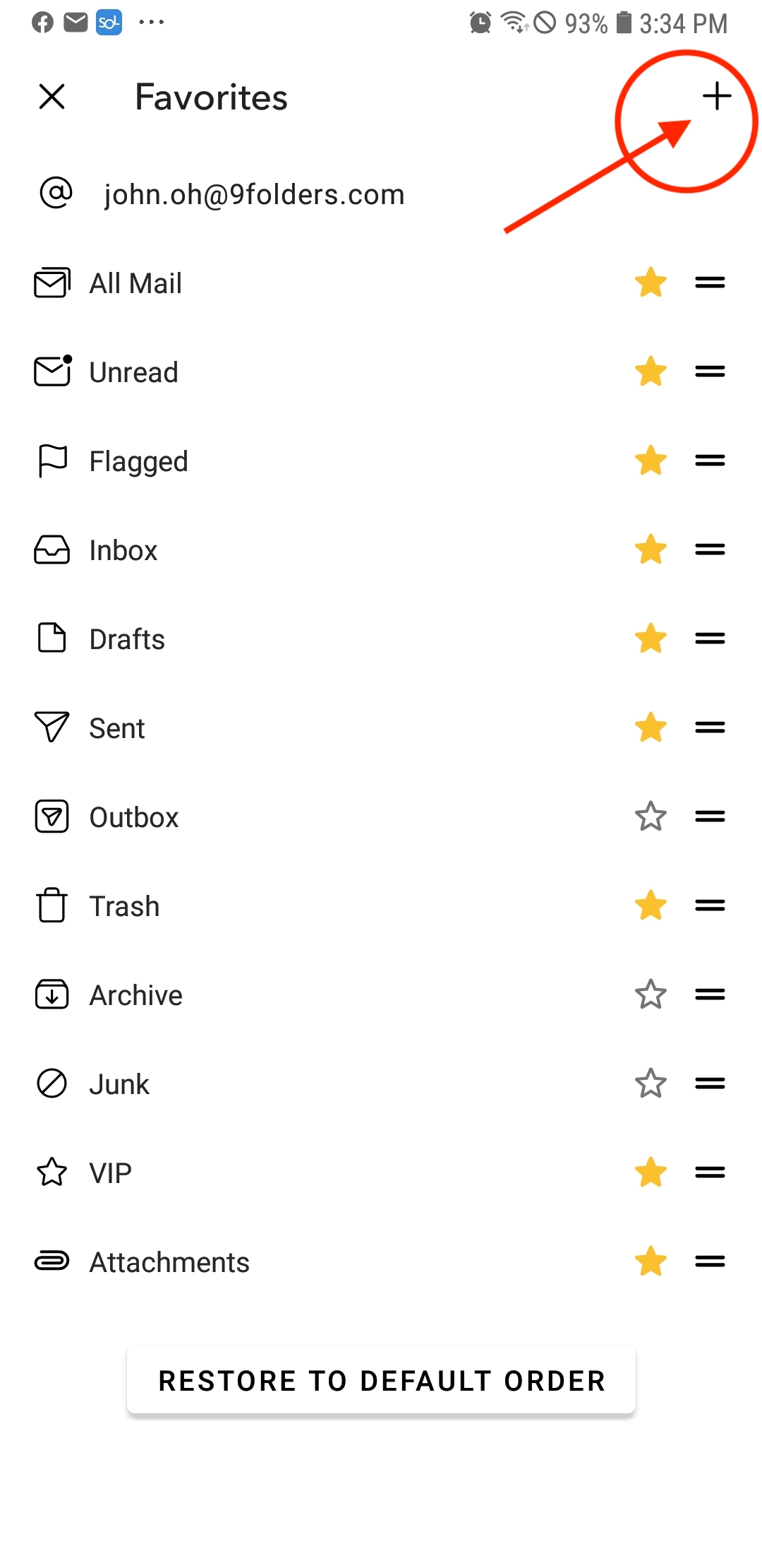 How to add a new folder to Favorites. – NextIntelligence.ai