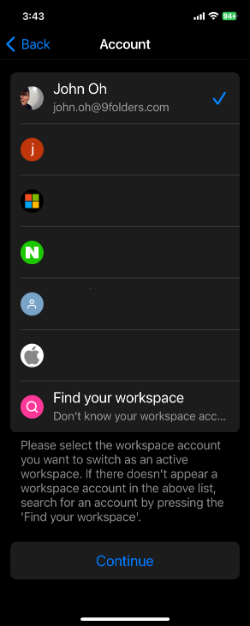 How to switch your workspace. – NextIntelligence.ai