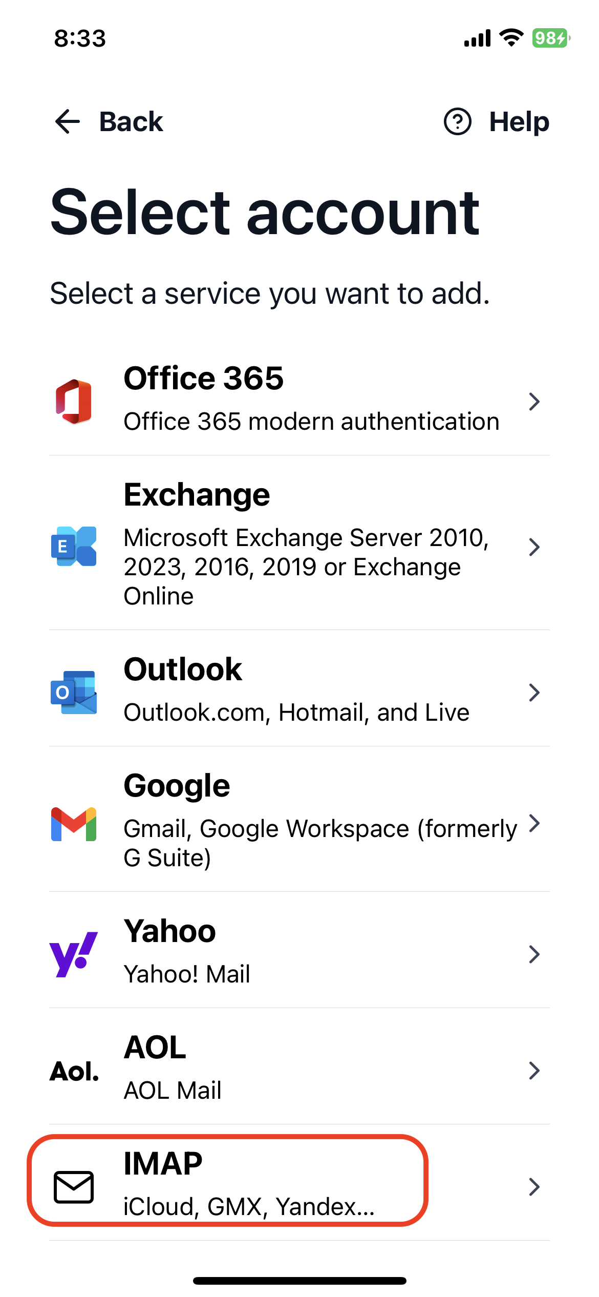 How to set up an iCloud mail account in OfficeMail apps ...