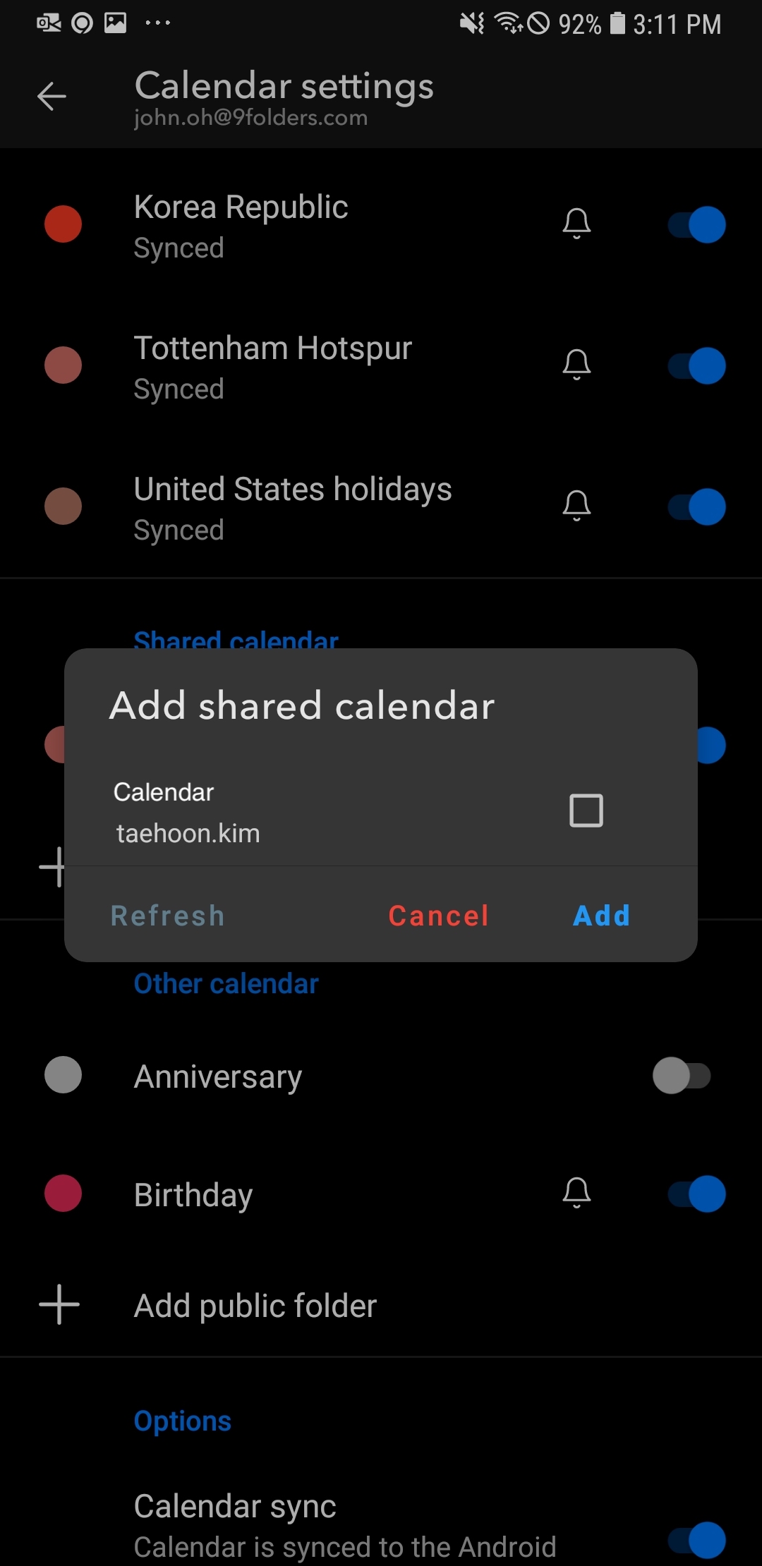 How to add a shared calendar in OfficeMail. – NextIntelligence.ai